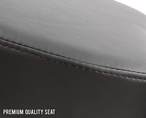 DRAGONN by VIVO Ergonomic Kneeling Chair, Adjustable Stool for Home and Office - Improve Your Posture with an Angled Seat - Thick Comfortable Cushions, Black, DN-CH-K01B