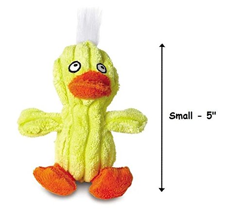 Grriggles Quacklings Plush Duck Character Dog Toys Quacking Ducks Soundchip - Choose Size(Small - 5")
