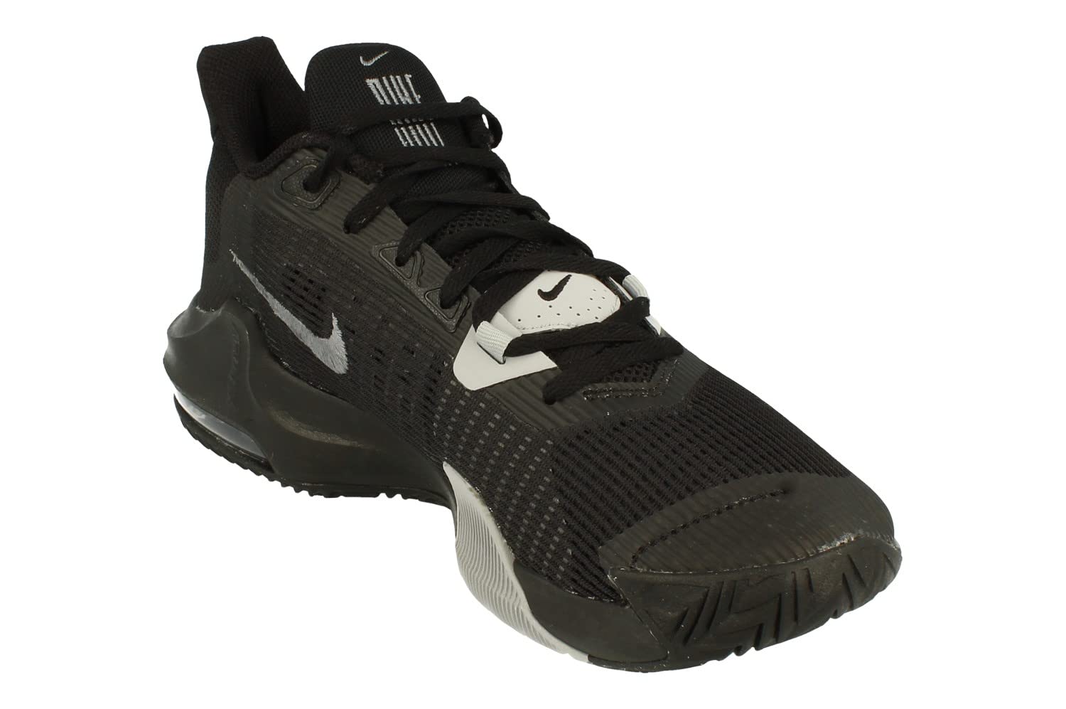 Nike Air Max Impact 3 Mens Basketball Trainers DC3725 Sneakers Shoes (UK 6.5 US 7.5 EU 40.5, Black Cool Grey Wolf Grey 003)