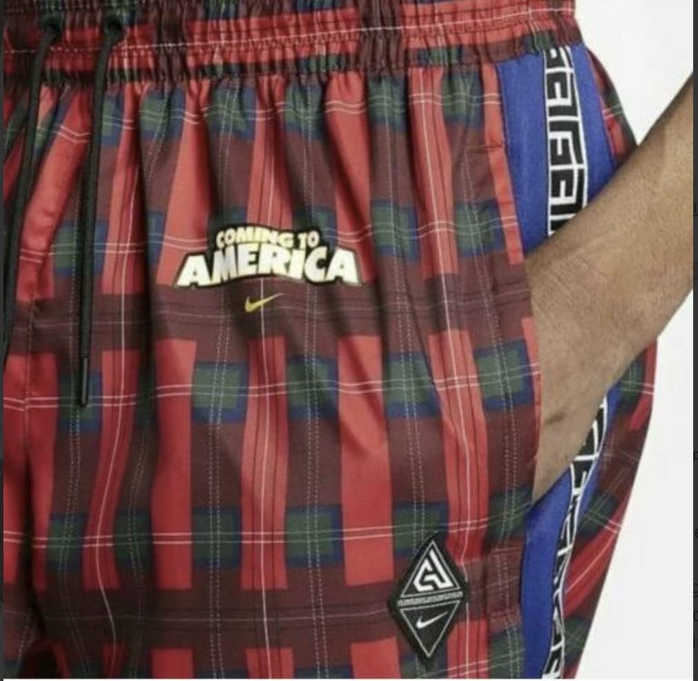 Nike Men’S Giannis Coming to America Jogger Pants (X-Large) Red