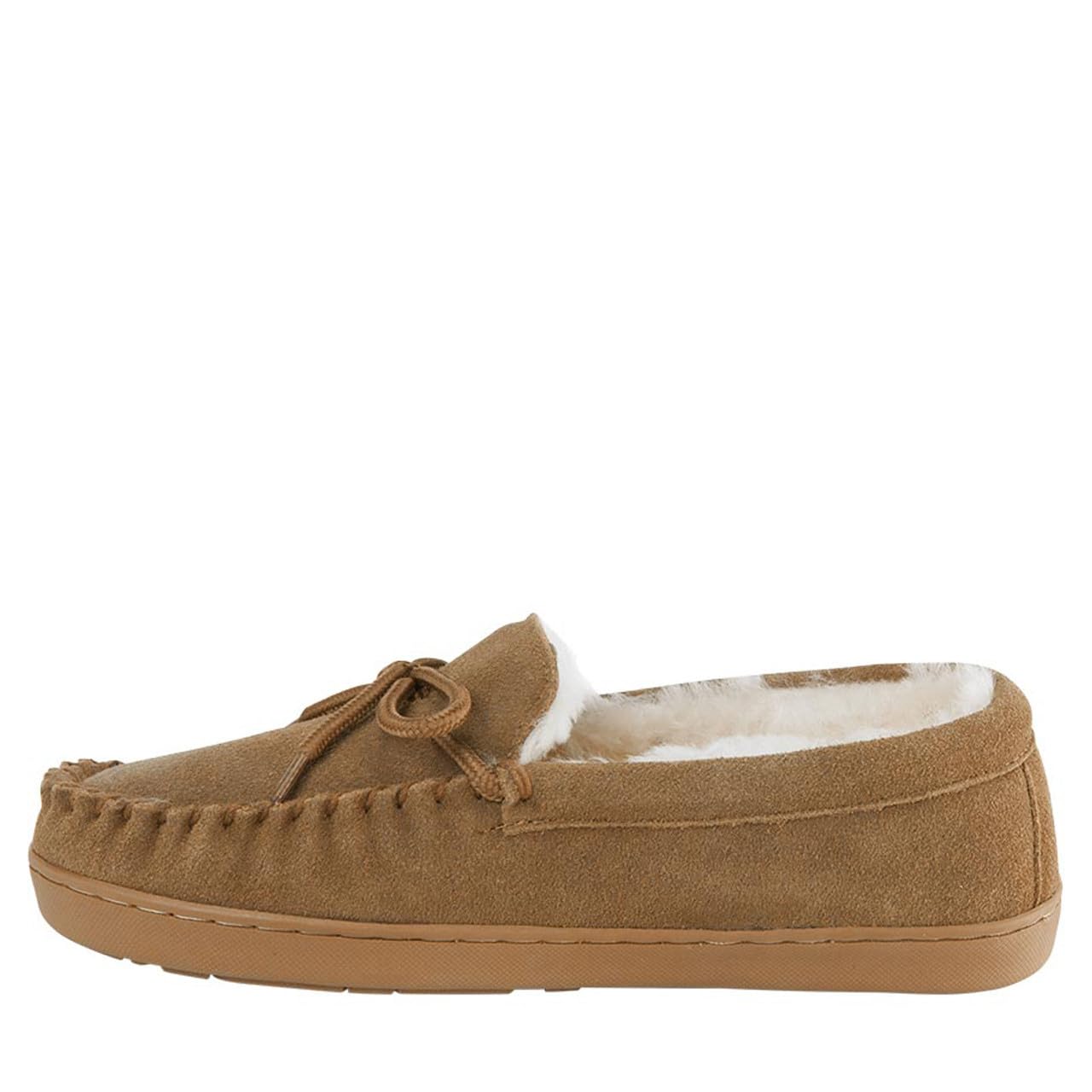 BEARPAW Men's Moc II Wide Hickory Size 10 | Men's Slipper | Men's Shoe | Comfortable & Lightweight