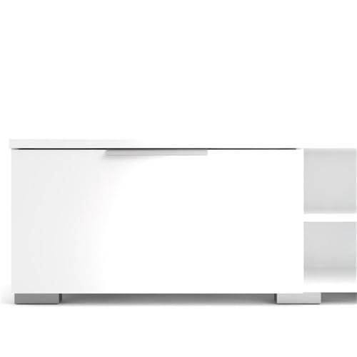 Tvilum Match TV Stand, White High Gloss