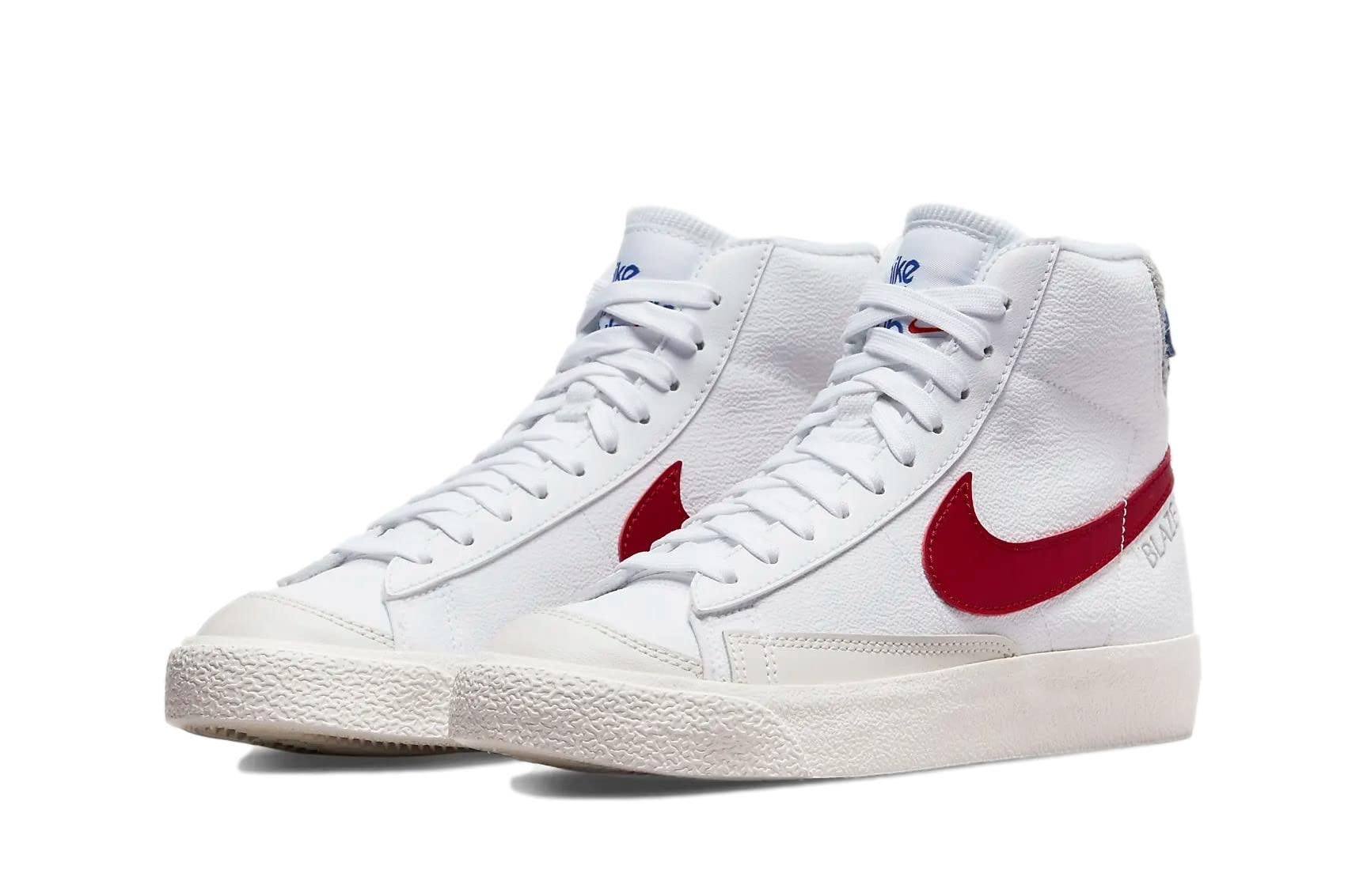 Nike Youth Blazer Mid '77 (GS) Gym Red Smoke Grey SZ 7