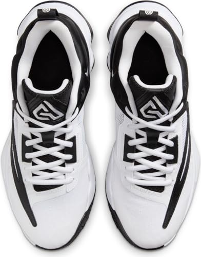 NIKE Men's Sneaker Three Quarters Tall, White Black, 8