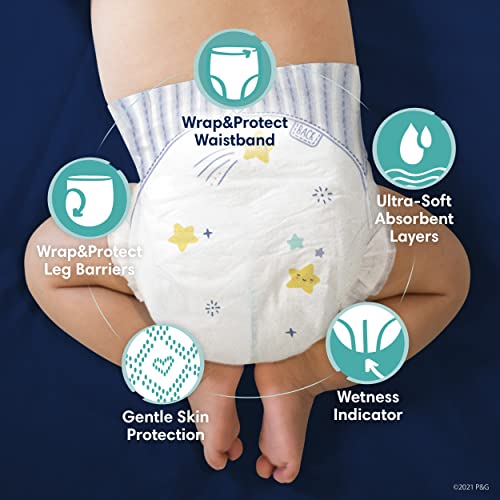Diapers Size 3, 66 Count - Pampers Swaddlers Overnights Disposable Baby Diapers, Super Pack (Packaging & Prints May Vary)