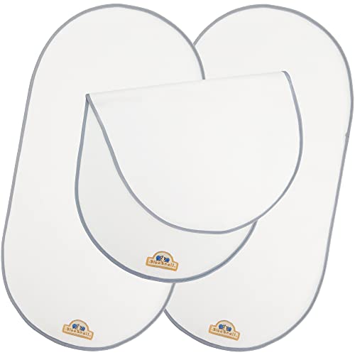 BlueSnail Soft and Comfortable Waterproof Changing pad Liner Portable Coral Fleece Diaper pad Liner (White)