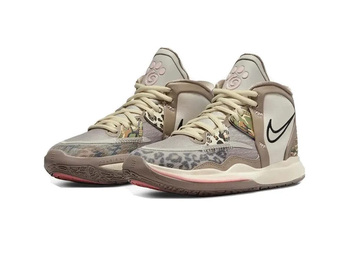 Nike Kyrie 8 (Big Kid) Light Iron Ore/Black/Moon Fossil 5 Big Kid M