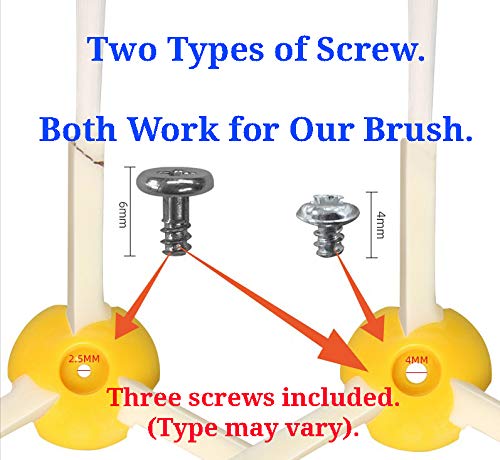 CYBERTECH 3-Pack Replacement iRobot Roomba 3 Armed Side Brushes Compatible with 500 600 700 Series, Except 645, 655, 675 & 670, 671, 690