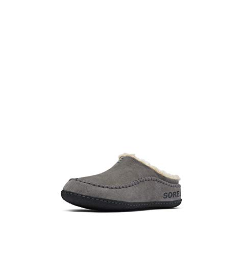 SOREL Men's Falcon Ridge ll Slipper - Quarry, Black - 10