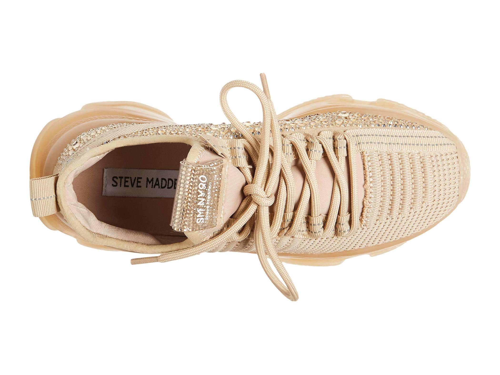 Steve Madden Women's Maxima Sneaker, Blush Multi, 8.5