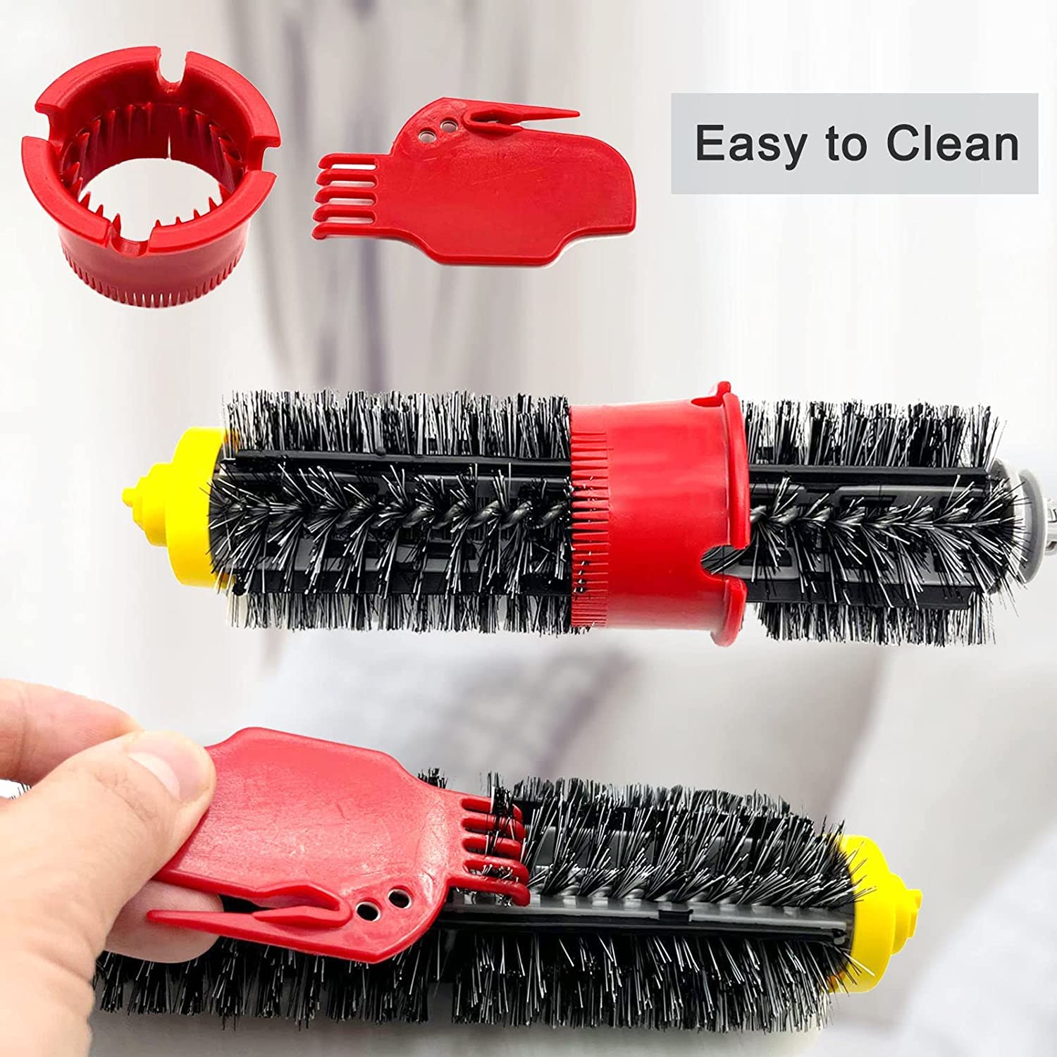 Mochenli Replacement Parts for iRobot Roomba 600 Series 675 692 694 690 680 660 651 650 614 610 500 Series 595 585 564 552 Vacuum Robotic,8 Side Brush, 2 Main Roller Brush, 6 Filter, 1 Caster Wheel