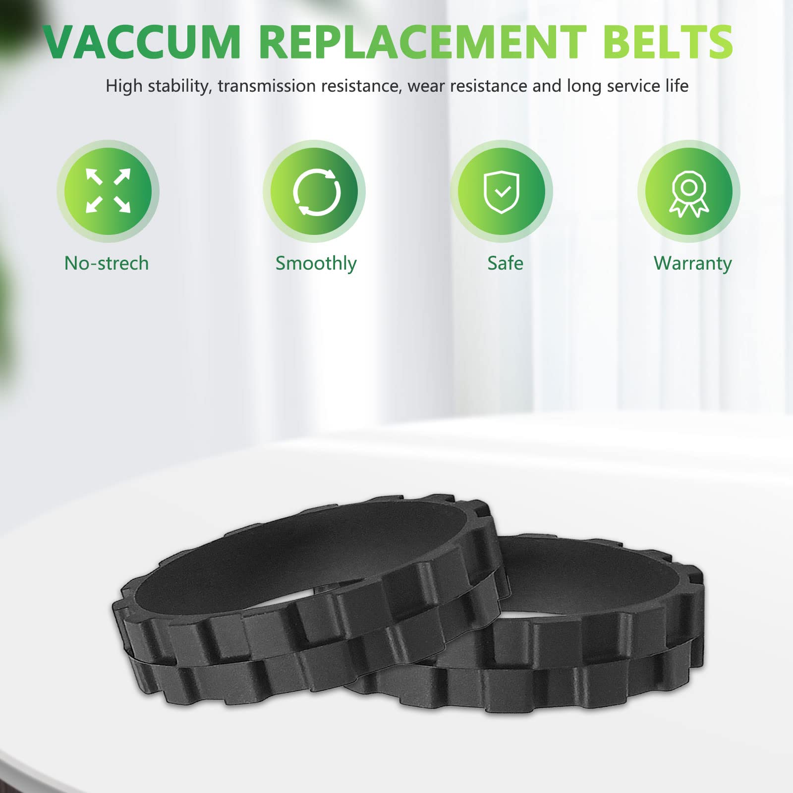 Czepa 2 Parks Tires for Irobot Roomba Wheel Series 500, 600, 700, 800 and 900 e5 e6 i7, Replacement for All IROBOT roomba Models (2 Packs)