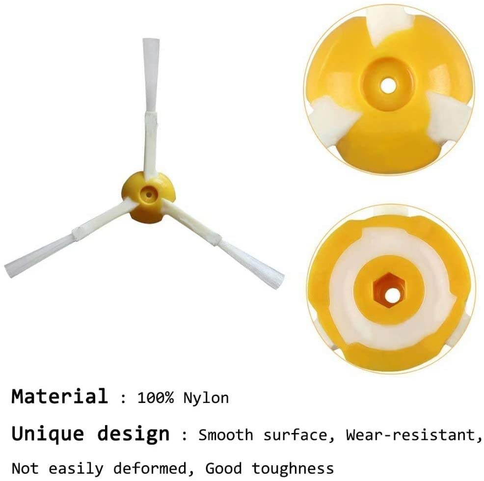 Replacement Parts Compatible with iRobot Roomba 960 980 981 985 900 Series,890 880 805 860 870 871 800 Series Vacuum Cleaner accessories kit (6 Filter,2 Rubber Brushes,6 Side Brush,Screws)