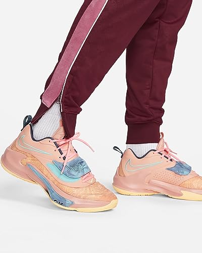 Nike Giannis Men's Lightweight Basketball Pants, Dark Beetroot/Sweet Beet/Sail/Sail, M Regular US