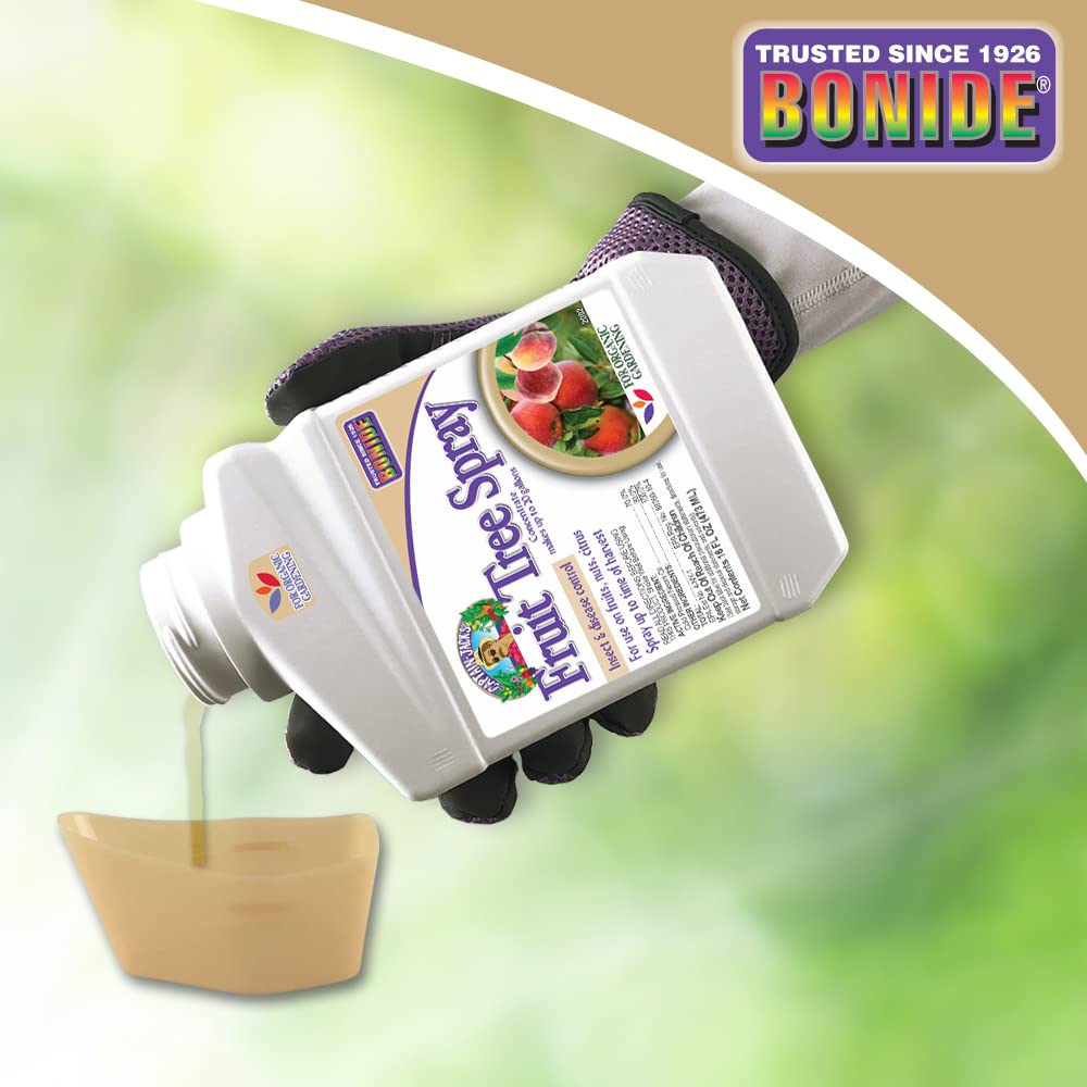 Bonide Captain Jack's Fruit Tree Spray, 16 oz Concentrate, Insect & Disease Control Spray for Organic Gardening