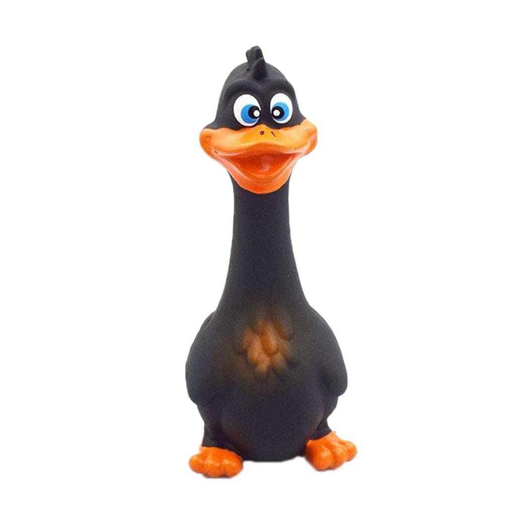 KLKCMS 2Pcs Screaming Chicken, Latex Rubber Squaking Chicken Toy Novelty Rubber Chicken Ducks for Kids and Dogs, Rubber Chickens Dog Chew Bite Toys
