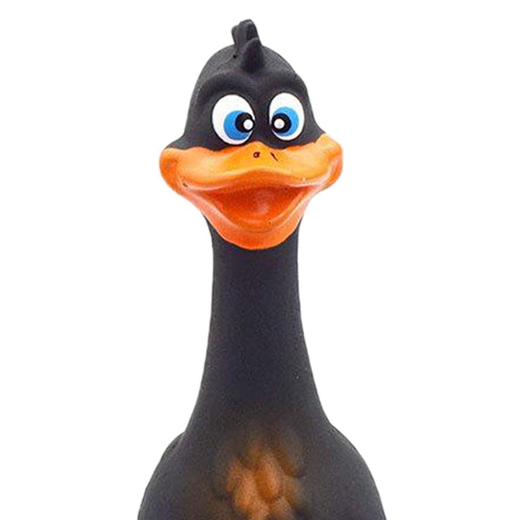 KLKCMS 2Pcs Screaming Chicken, Latex Rubber Squaking Chicken Toy Novelty Rubber Chicken Ducks for Kids and Dogs, Rubber Chickens Dog Chew Bite Toys