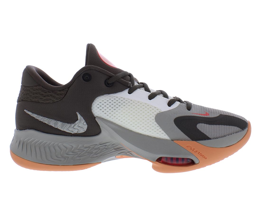 Nike Freak 4 Men's Basketball Shoes (Ironstone/Cobblestone/Sail/Orange Trance, us_Footwear_Size_System, Adult, Men, Numeric, Medium, Numeric_10)