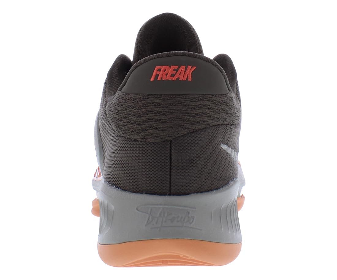 Nike Freak 4 Men's Basketball Shoes (Ironstone/Cobblestone/Sail/Orange Trance, us_Footwear_Size_System, Adult, Men, Numeric, Medium, Numeric_10)