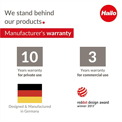 Hailo 0545-010 Pure XL, Stainless Steel, Edelstahl