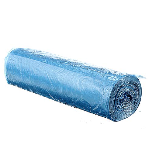 CoCocina 25 Rolls Clear Trash Bag Garbage Bags Liners Bags Strong Bags for Kitchen Bathroom Office - Yellow