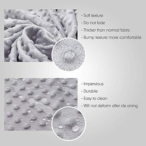 Baby Changing Pad Cover, Super Soft Minky Dot Diaper Changing Table Covers for Baby Girls and Boys, Ultra Comfortable, Safe for Babies, Fit 32"/34'' x 16" Pad (Gray)