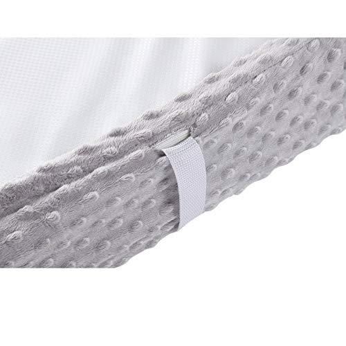 Baby Changing Pad Cover, Super Soft Minky Dot Diaper Changing Table Covers for Baby Girls and Boys, Ultra Comfortable, Safe for Babies, Fit 32"/34'' x 16" Pad (Gray)