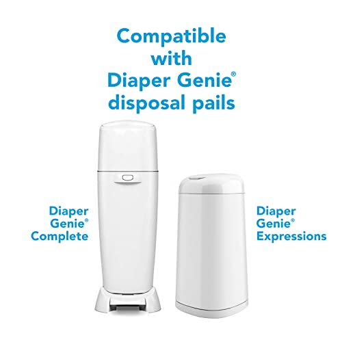 Amazon Brand - Mama Bear Diaper Pail Refills for Diaper Genie Pails, 2160 Count (8 Packs of 270 Count)