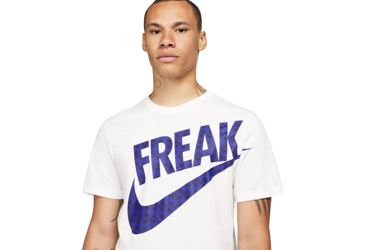 Nike Giannis Freak Dri-FIT Men's Basketball T-Shirt Size Medium White