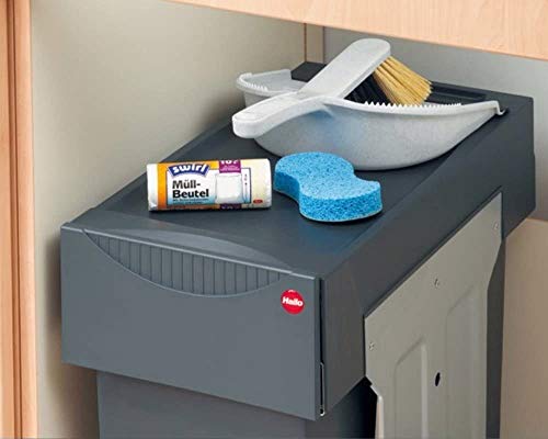 Kitchen Cabinet Double Waste Bin HAILO Tandem 30L Under The Sink Waste sorter 2 x 15 liters