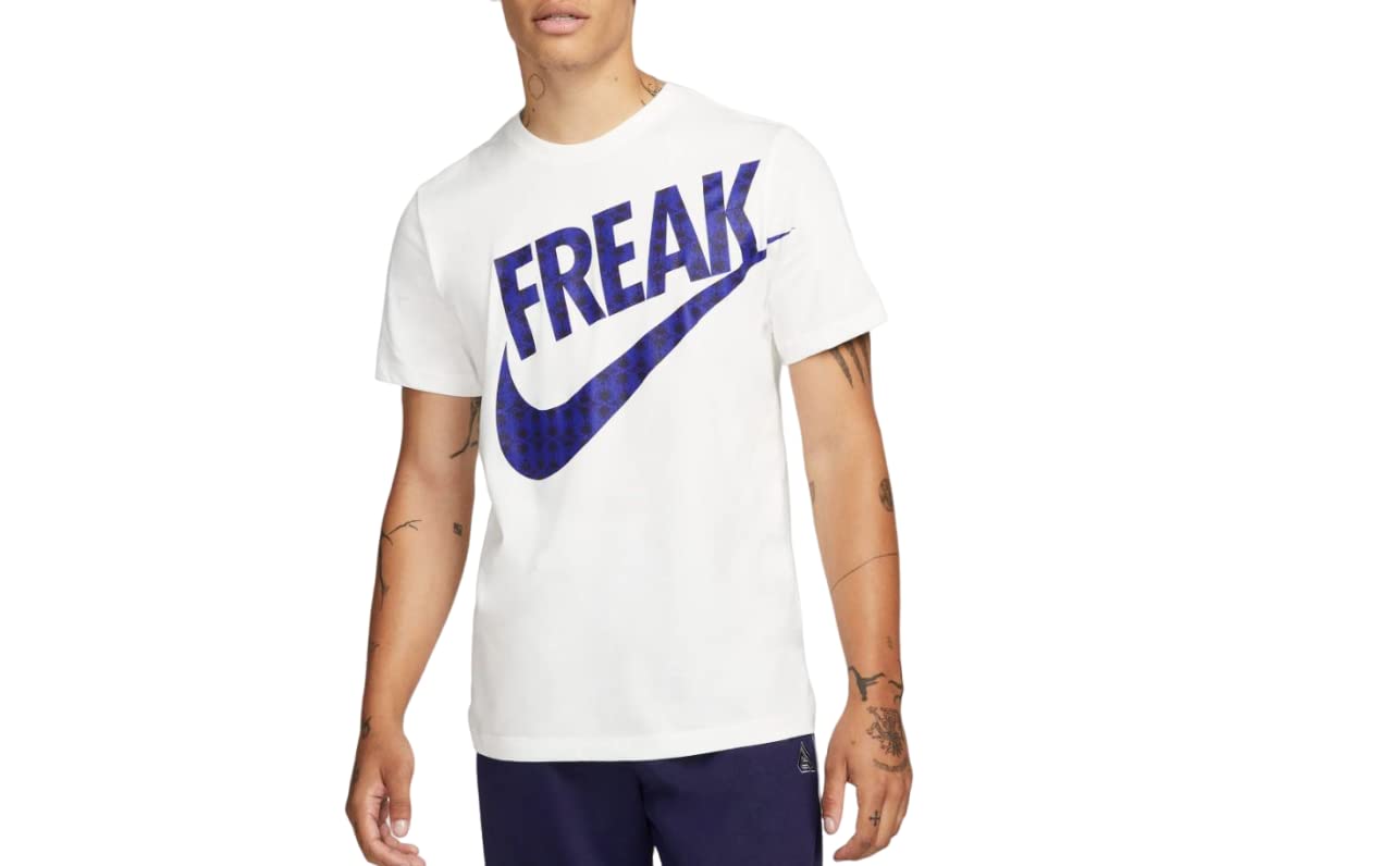Nike Giannis Freak Dri-FIT Men's Basketball T-Shirt Size Medium White