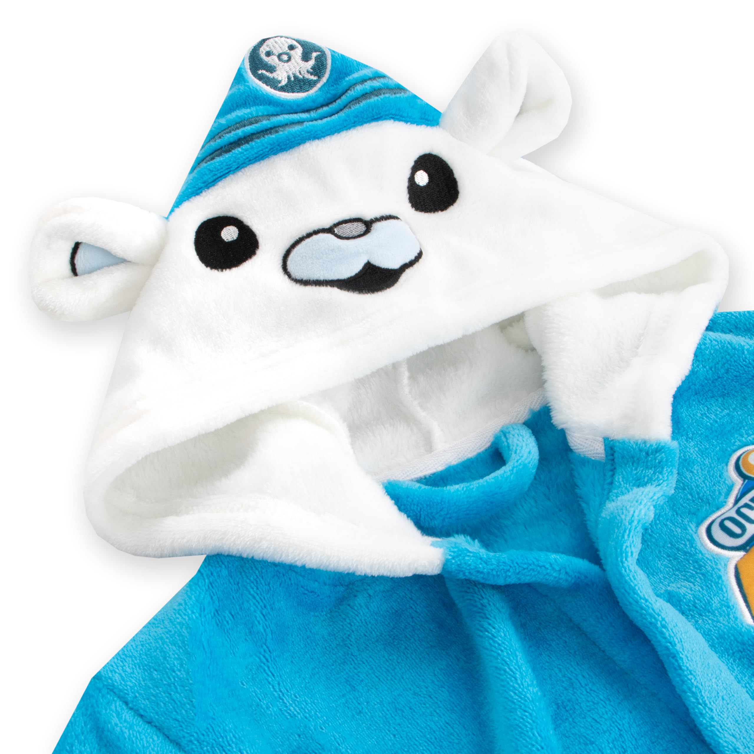 OCTONAUTS Boys Bathrobe | Captain Barnacle Toddler Bathrobe | Kids Robes | Boys' Bathrobes | Blue 6