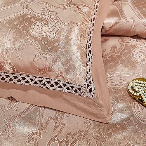 Bedding Set King Size Silk Duvet Covers King Size Bedding Set King Size Gold Luxury Cotton Double Twin King Size Bed Duvet Covers Luxury Satin Jacquard Duvet Covers Set European Style