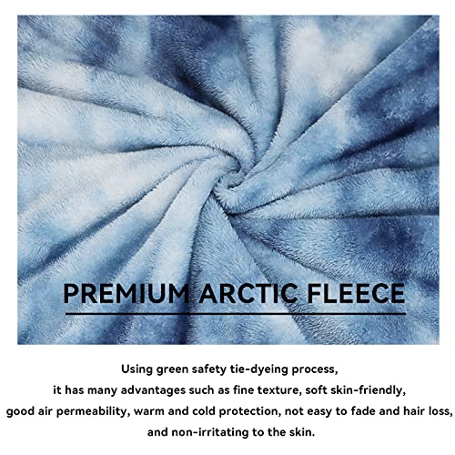 Fleece Throw Blanket Cozy Soft Lightweight Throw Blankets Warm Plush Haze Blue fall blankets and throws Couch Sofa Bed Camping Travel Picnic Outdoor Blanket Bedding Kid Baby Boys Girls Adults 50x70 in