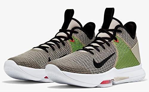 Nike Men's Basketball Shoe, Giallo String Black Volt BRT Crimson White 200, US:5