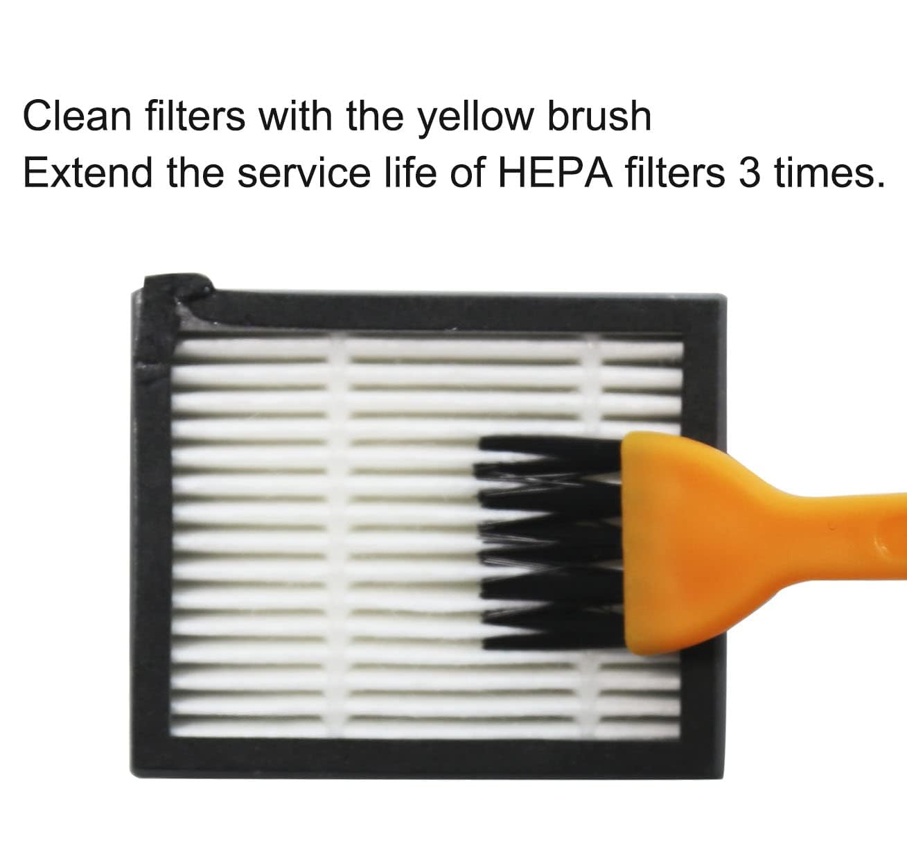 MZY LLC Replacement Parts for iRobot Roomba i7 i7+ i2 i3 i3+ i4 i4+ i6 i6+ i8 i8+/Plus j7 j7+ E5 E6 E7, I, E & J Series Vacuum Cleaner, 2 Set Rubber Brushes, 8 HEPA Filters and 8 Side Brushes