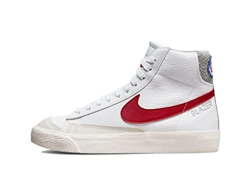 Nike Youth Blazer Mid '77 (GS) Gym Red Smoke Grey SZ 6
