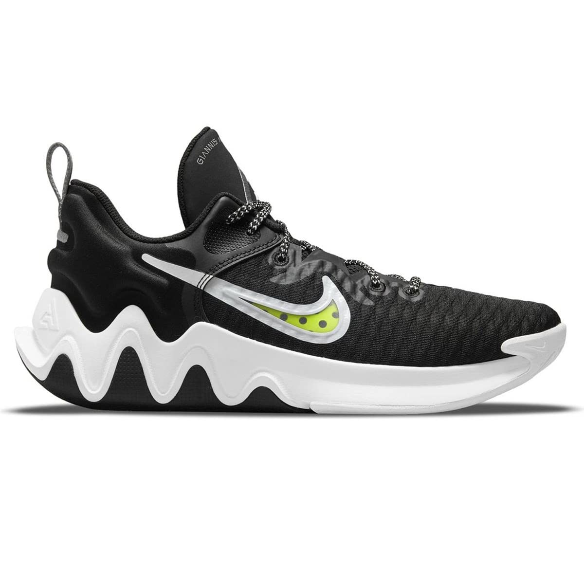 Nike Men's Giannis Immortality shoe, Black/White-wolf Grey-clear, 7.5