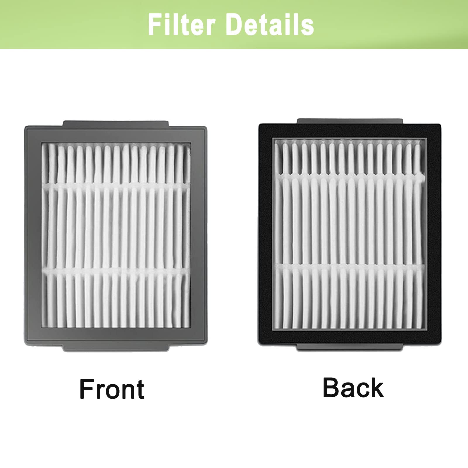 18 Pack Roomba Replacement Parts for iRobot Roomba i7 i7+ i3 i3+ i4 J7J7+/Plus i6 i6+ i5+j5+ i8 +/Plus E5 E6 E7 I & E & J Series Vacuum Cleaner, 2 Set of Roller Brush & 8 Filters & 8 Side Brushes