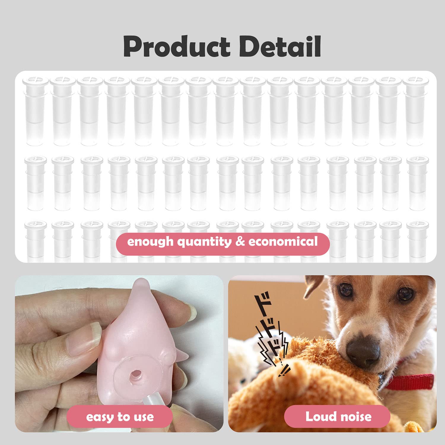 RAYNAG 90Pcs Shoe Squeakers Reeds Insert Noise Maker Toys Tiny Squeakers, Replcing Toddlers Shoes Inserts, or Squeaking Both Directions for Pet Balls