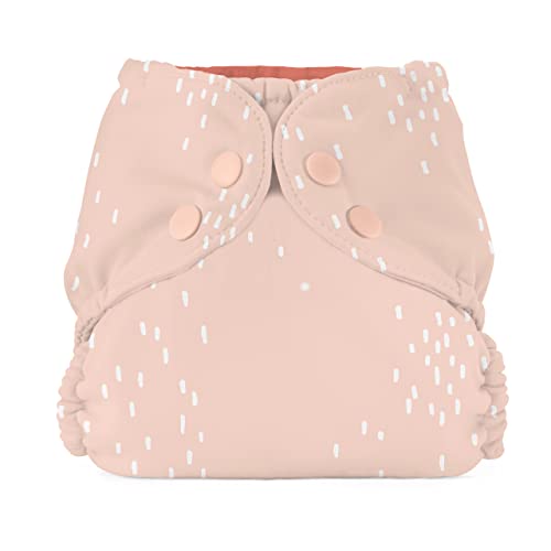 Esembly Cloth Diaper Outer, Waterproof Cloth Diaper Cover, Swim Diaper, Leak-Proof and Breathable Layer Over Prefolds, Flats or Fitteds, Reusable Diaper with Snap Closure, Size 2 (18-35lbs), Confetti