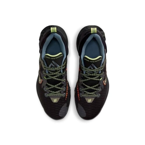 Nike Men's Giannis Immortality Athletic Basketball Shoes, Black/Limelight/Ozone Blue, 8