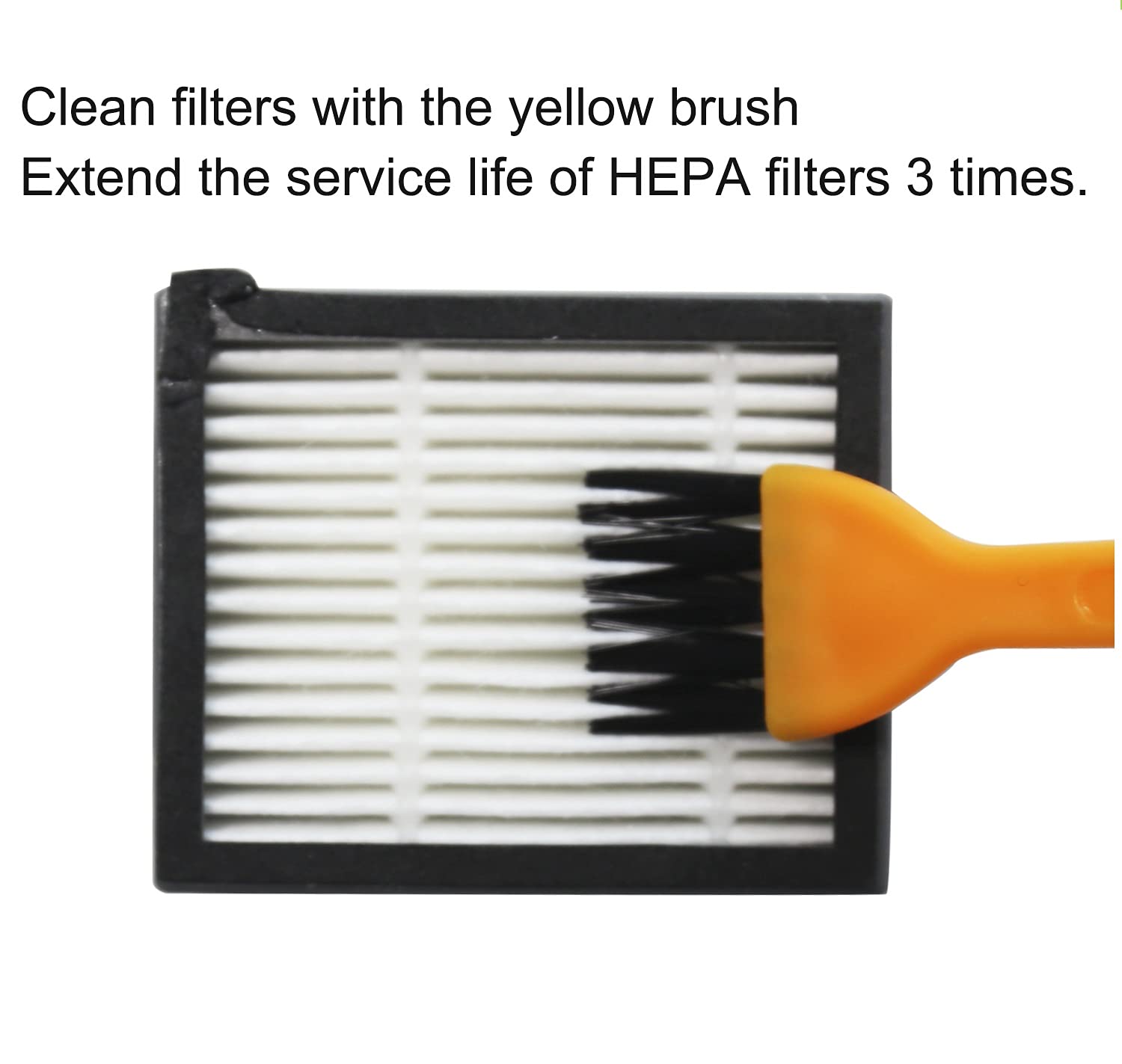 13 Pack Replacement Parts for iRobot Roomba i3 i7 j7 i4 i7+ i3+ i4 i4+ i6 i6+ i8 i8+ j7+ Plus E5 E6,I & j Series(1 Rubber Brush, 4 Filter,4 Brush,4 Dirt Disposal Bags)