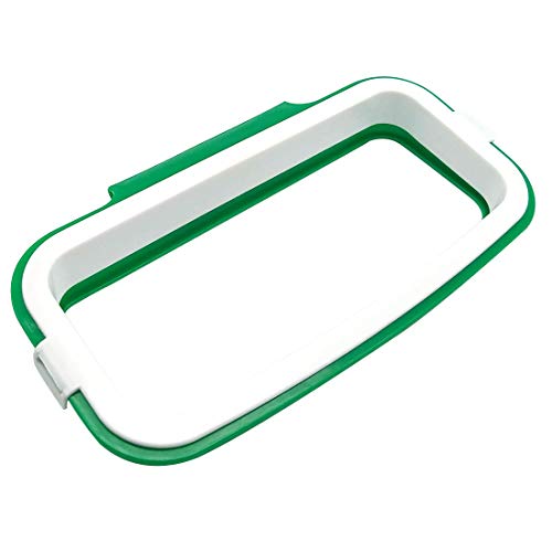 GARASANI Trash Bag Holder, Hanging for Kitchen, Bathroom, Dorm Room, Office Garbage Bag Holder with Trash Bin Storage Rack 8.85" x 4.9" (Color Random)
