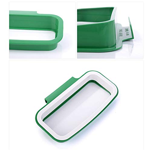 GARASANI Trash Bag Holder, Hanging for Kitchen, Bathroom, Dorm Room, Office Garbage Bag Holder with Trash Bin Storage Rack 8.85" x 4.9" (Color Random)
