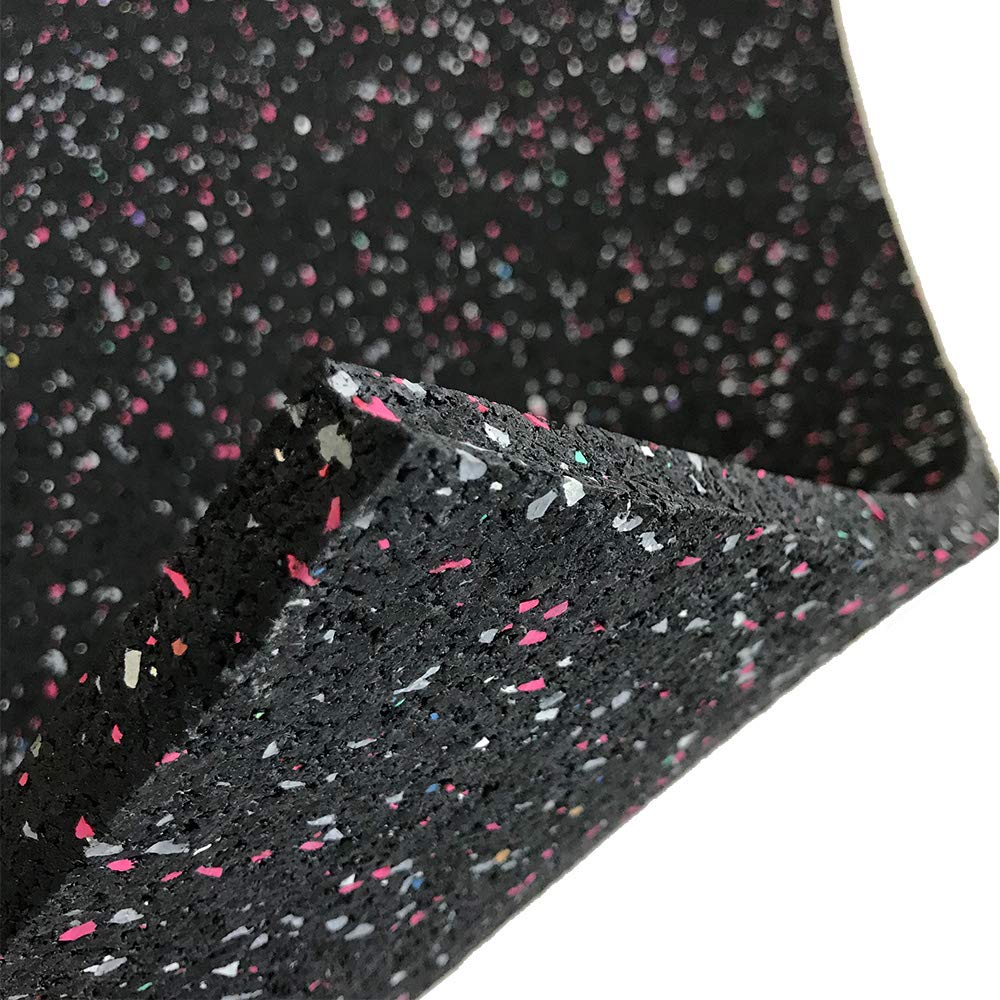 RevTime Anti-Vibration Mats, 28" x 28", 5/8" (15 mm) Thick Rubber Mats, Anti-Walk, Anti-Move, Anti-Noise for Washer, Dryer, Audio Equipment, Strength Training Equipment Mat (Pack of 2)