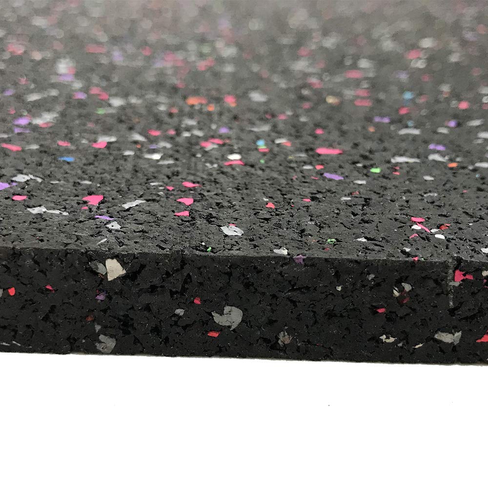 RevTime Anti-Vibration Mats, 28" x 28", 5/8" (15 mm) Thick Rubber Mats, Anti-Walk, Anti-Move, Anti-Noise for Washer, Dryer, Audio Equipment, Strength Training Equipment Mat (Pack of 2)