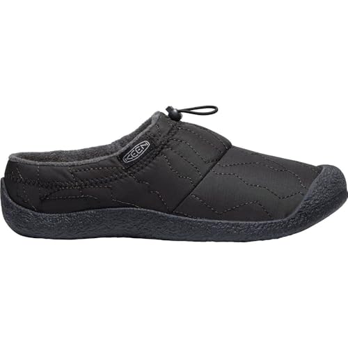 KEEN Men's Howser 3 Slide Comfy Durable Slippers, Triple Black/Black, 11.5
