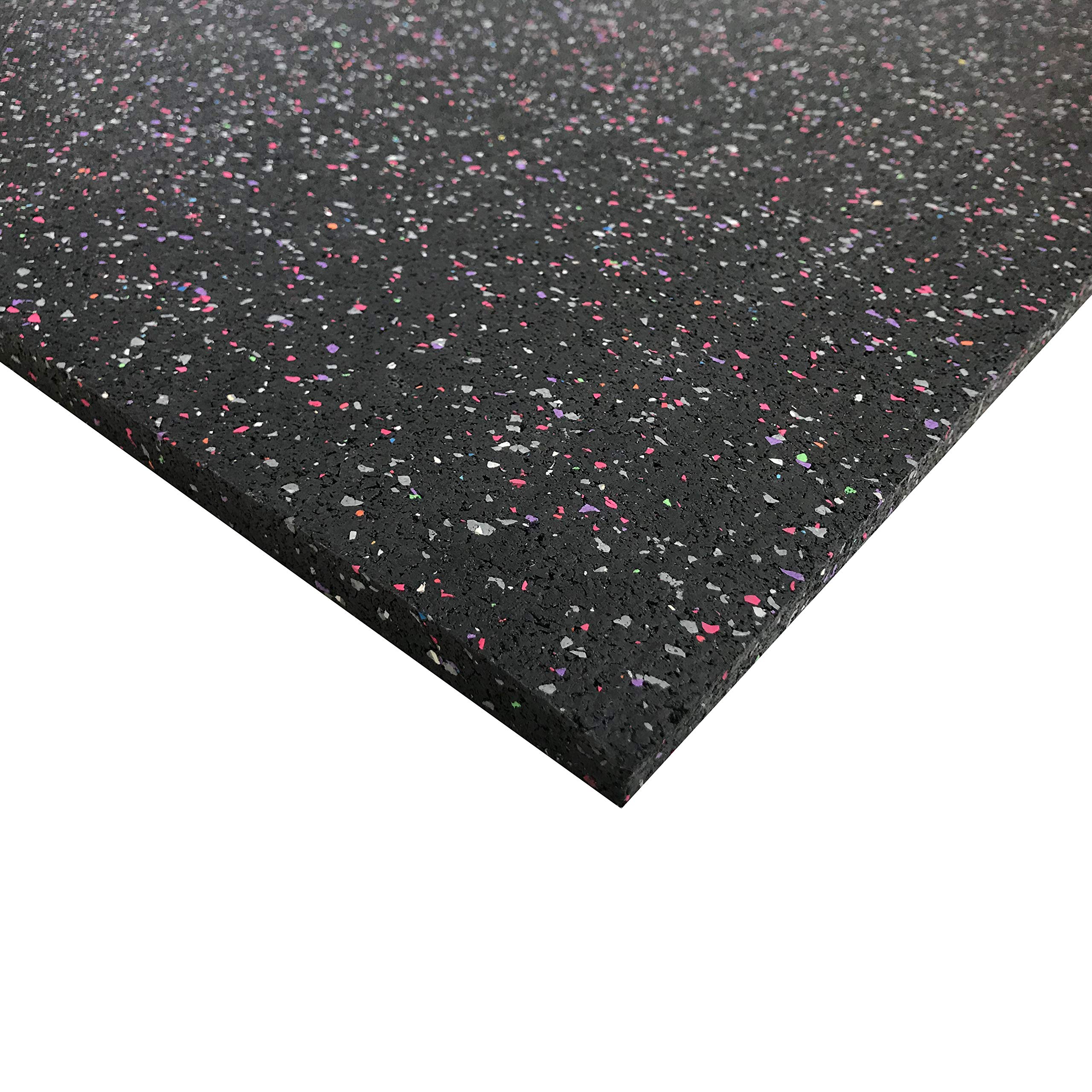 RevTime Anti-Vibration Mats, 28" x 28", 5/8" (15 mm) Thick Rubber Mats, Anti-Walk, Anti-Move, Anti-Noise for Washer, Dryer, Audio Equipment, Strength Training Equipment Mat (Pack of 2)