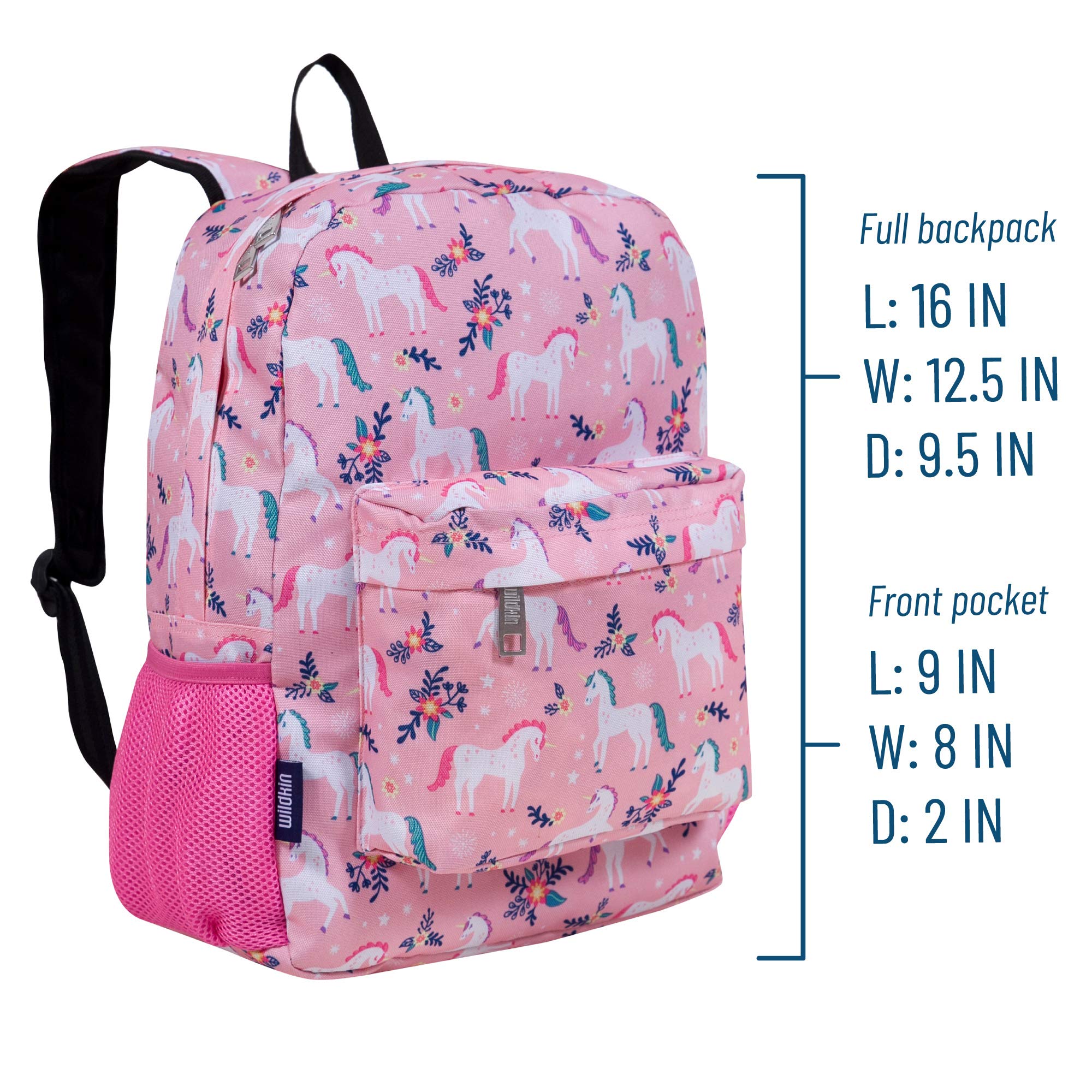 Wildkin 16-inch Kids Backpack β Durable, Padded & Spacious School Bag for Boys & Girls - Magical Unicorns